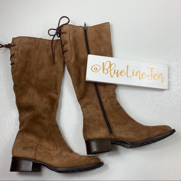 Born | Shoes | Born Cotto Tall Brown Suede Boots Nwot | Poshmark